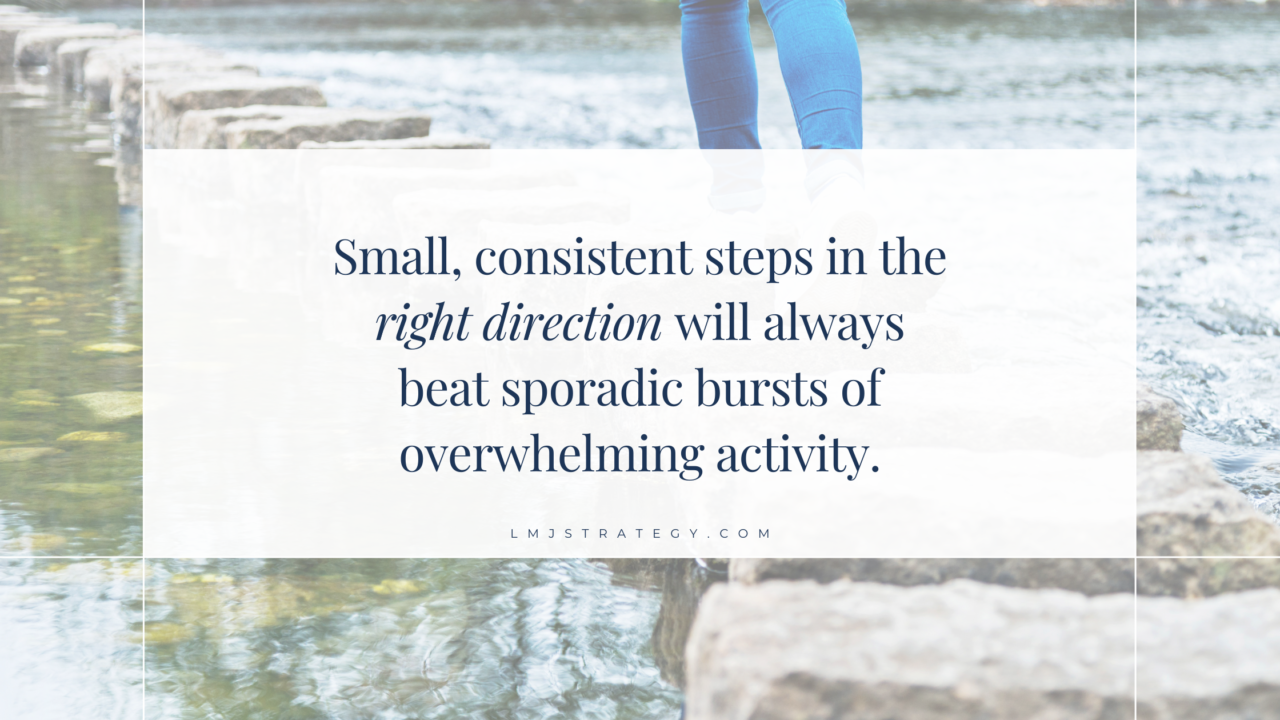 The Secret to Achieving Business Goals When Overwhelmed | LMJ Strategy